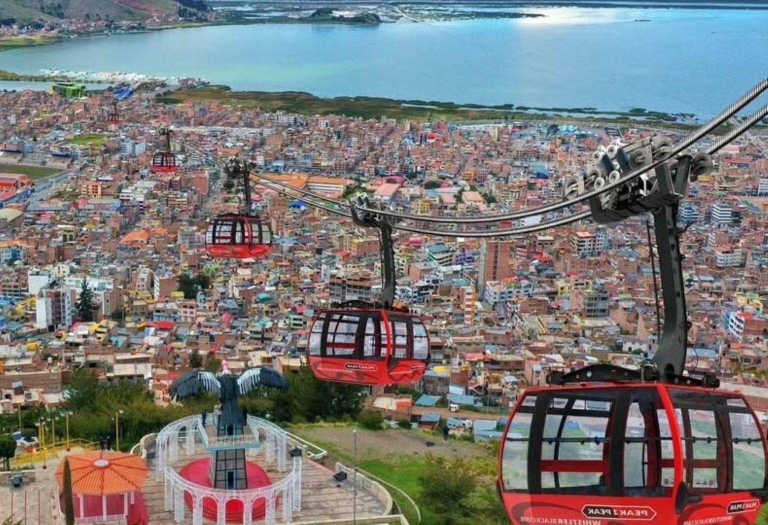 Perfil del Teleférico Turístico Lago Titicaca se concluirá en marzo ...