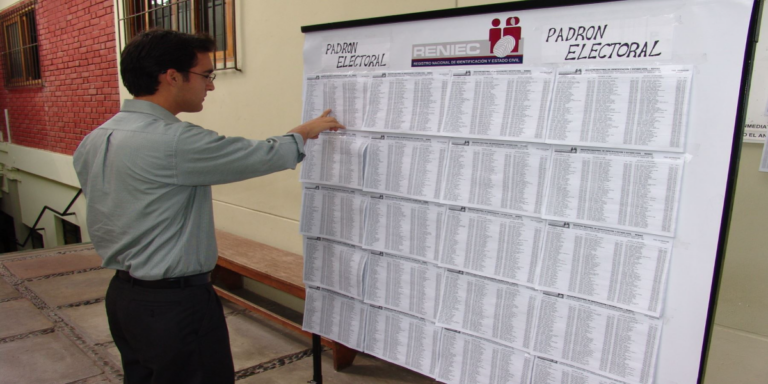 Reniec publicó lista del padrón electoral de de comicios regionales y ...